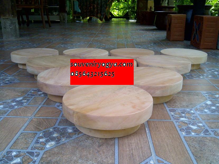 Meja Putar Dari Kayu | Souveniryogya.com